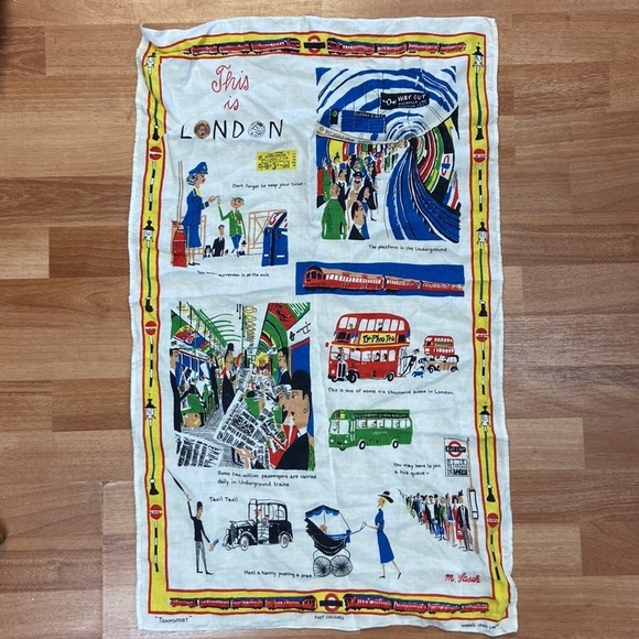 Miroslav Sasek | Kitchen | Miroslav Sasek Tea Towel Vintagelondon ...